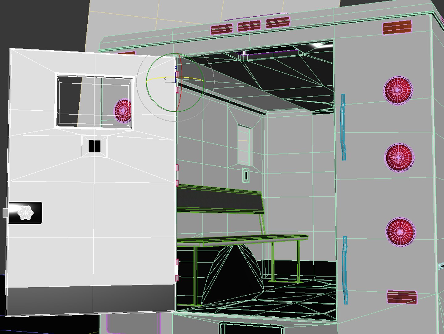 Generic Armored Truck 3d Model