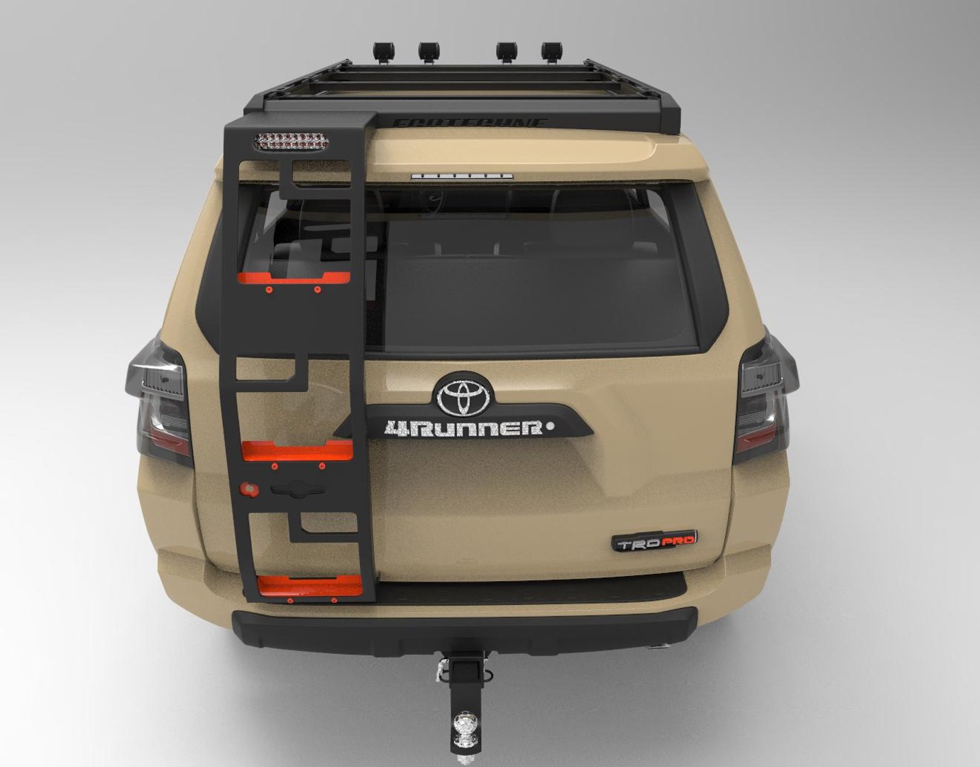 3D Model Toyota 4runner Trd Pro - TurboSquid 1289682