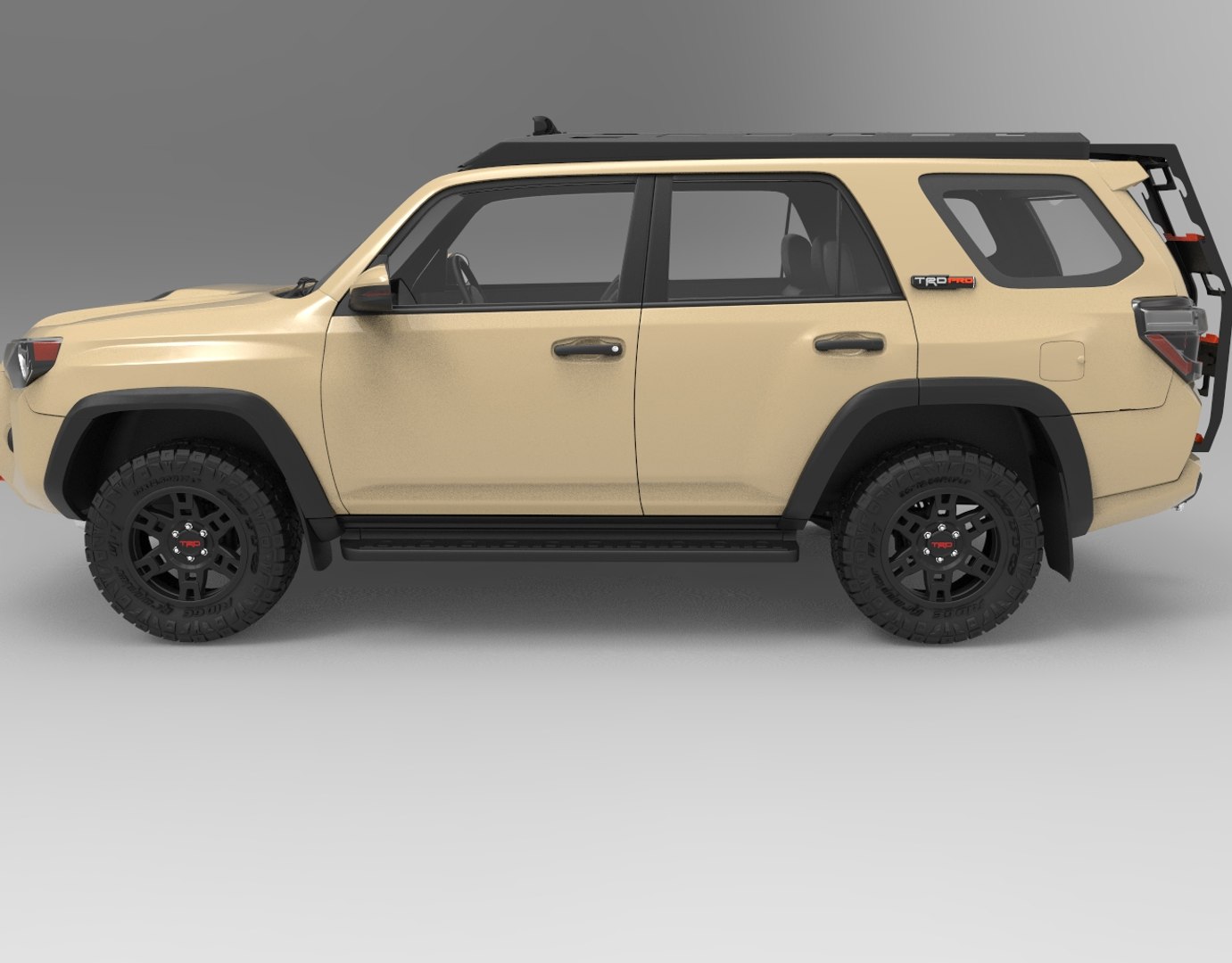 3D Model Toyota 4runner Trd Pro - TurboSquid 1289682