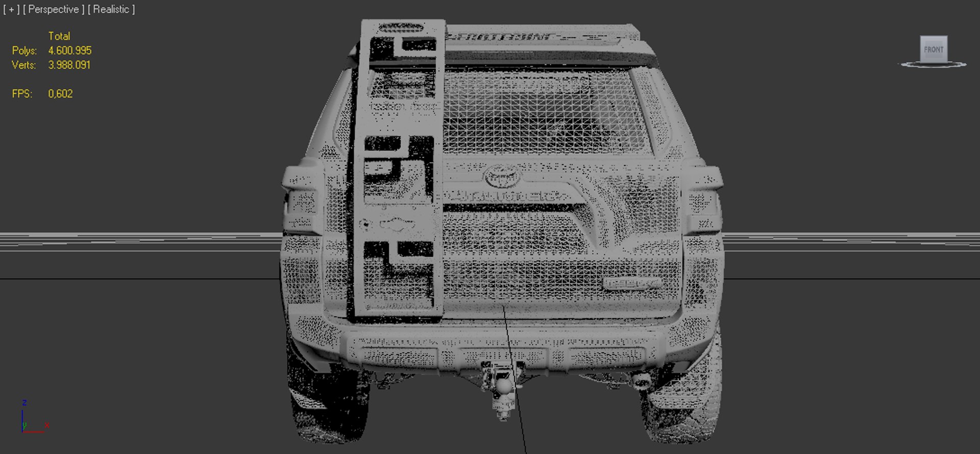 3D Model Toyota 4runner Trd Pro - TurboSquid 1289682