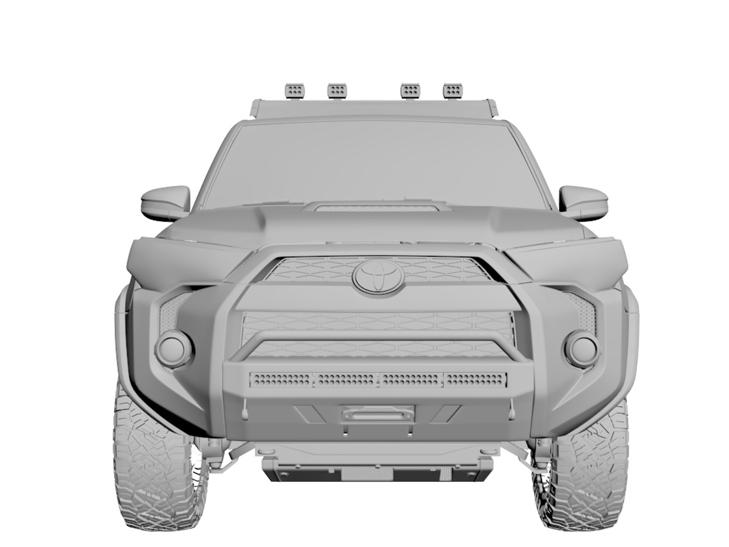 3D Model Toyota 4runner Trd Pro - TurboSquid 1289682