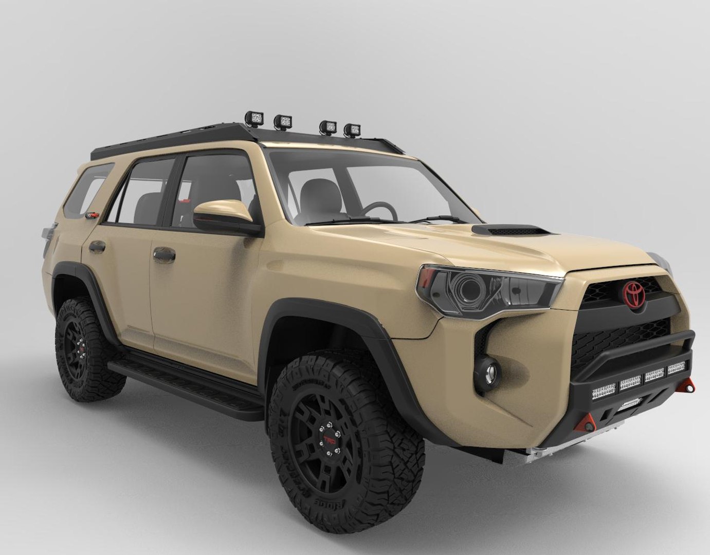 3D Model Toyota 4runner Trd Pro - TurboSquid 1289682