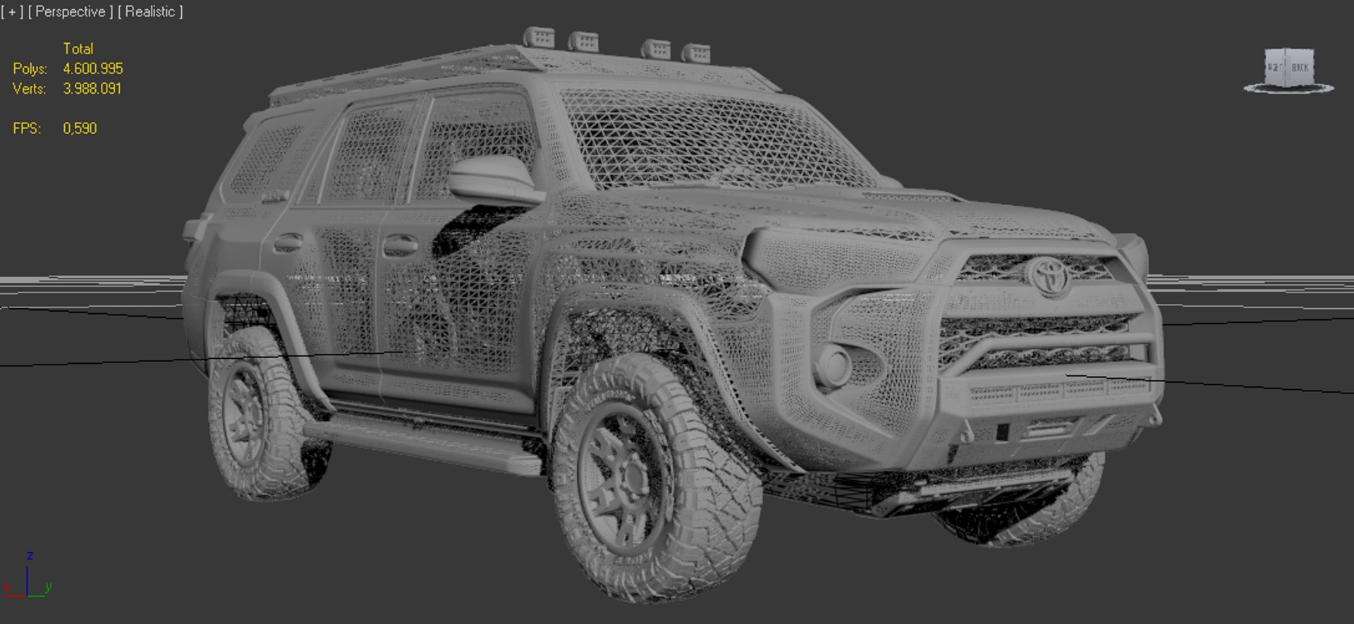 3D Model Toyota 4runner Trd Pro - TurboSquid 1289682
