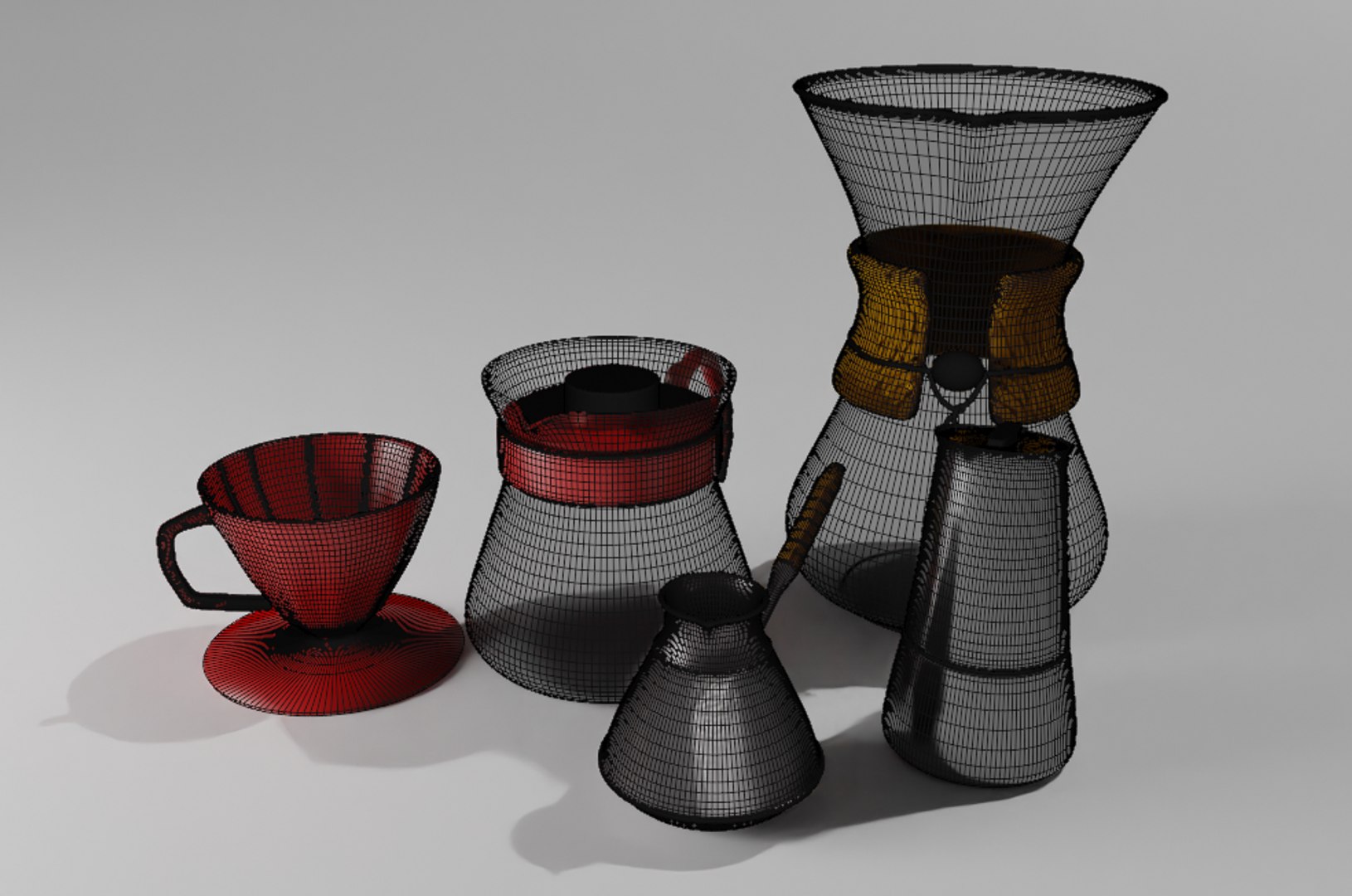 Coffe Collection 3D - TurboSquid 1863388