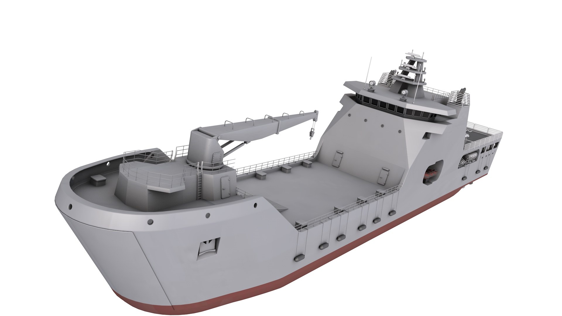 LST 100 - Landing Ship Transport 3D Model - TurboSquid 2448494