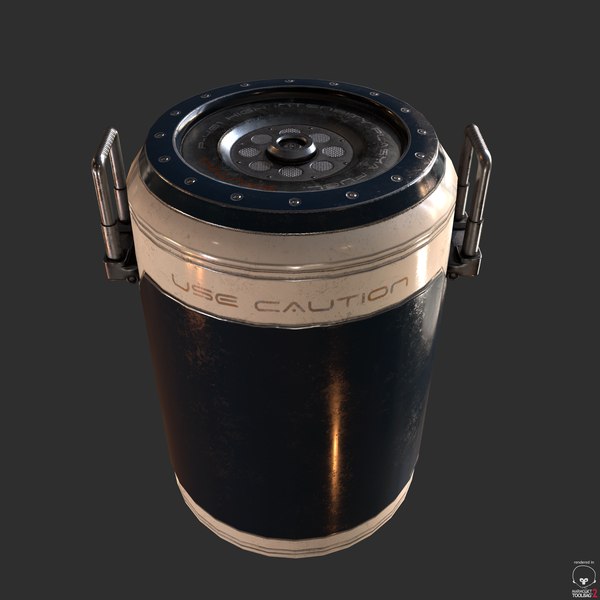 obj sci-fi barrel
