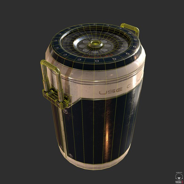 obj sci-fi barrel