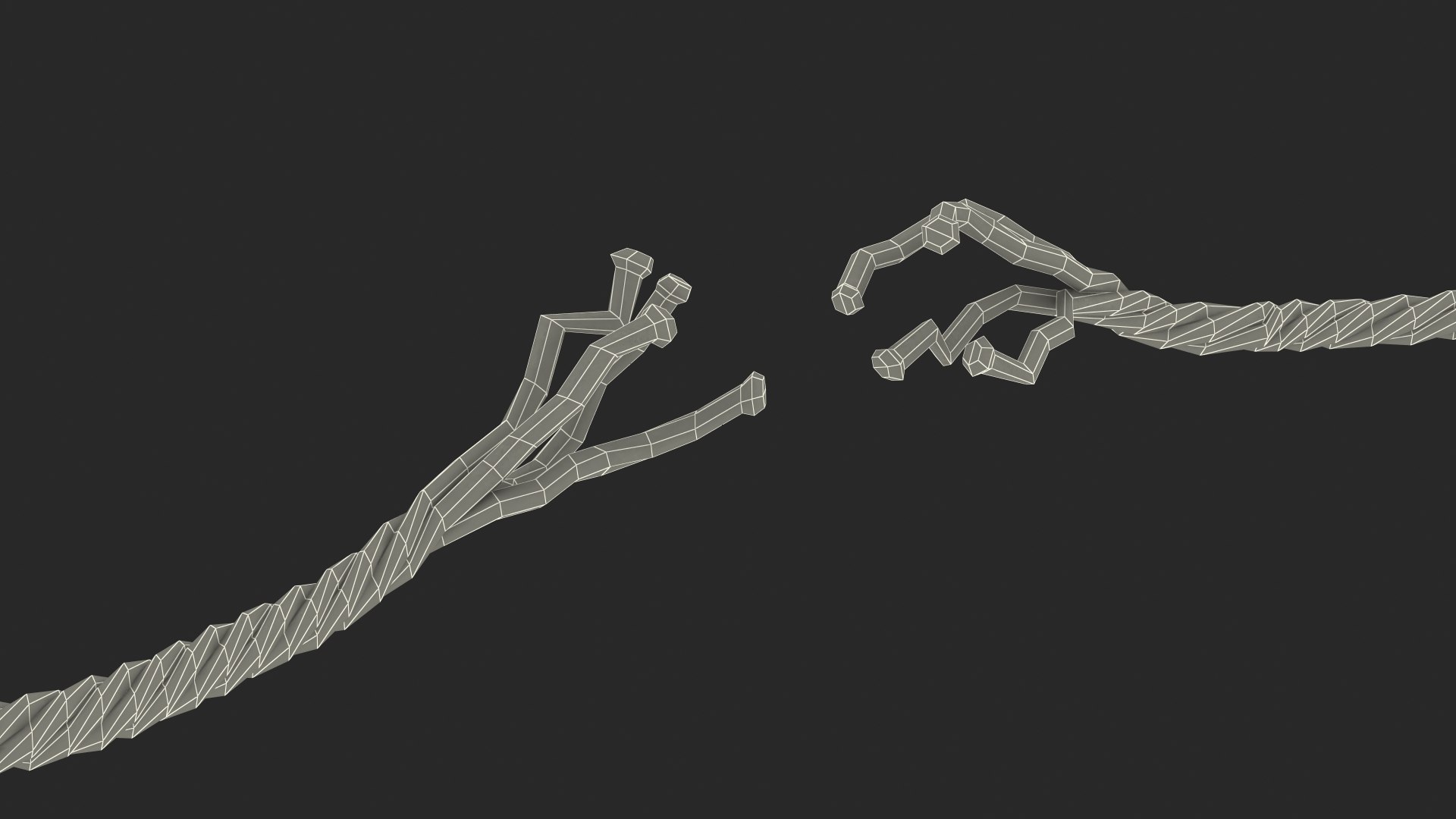 3D Tin Can Phone With Torn String Model - TurboSquid 1841236