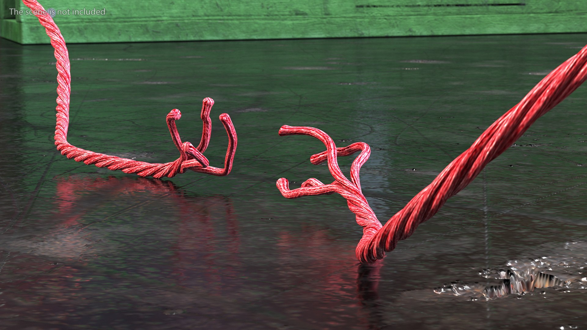 3D Tin Can Phone With Torn String Model - TurboSquid 1841236