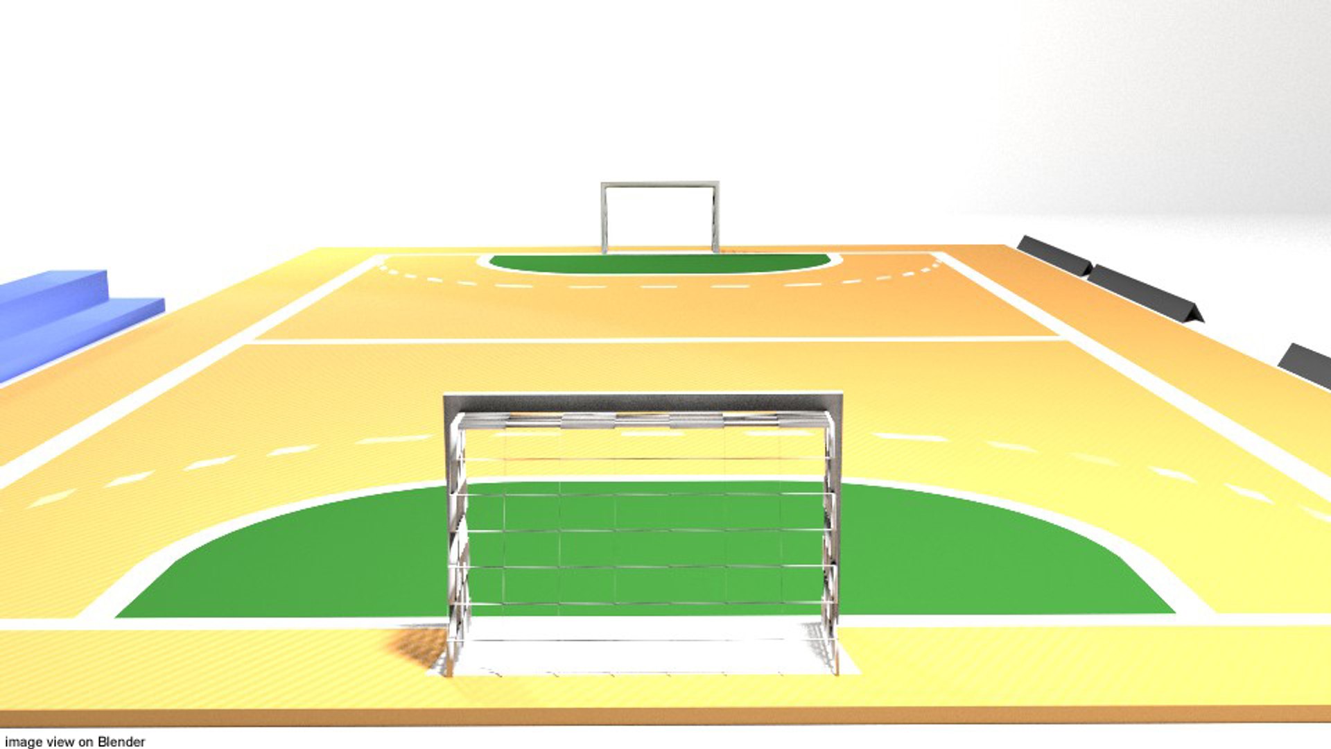 3D Court Handball Model - TurboSquid 1250007