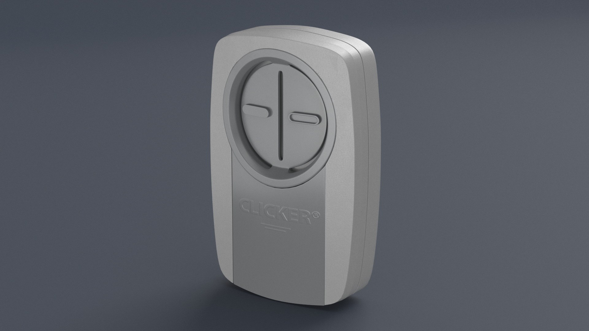 Garage Door Remote Gray Model - TurboSquid 2276331