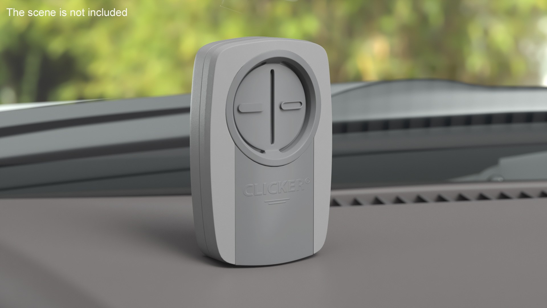 Garage Door Remote Gray Model - TurboSquid 2276331