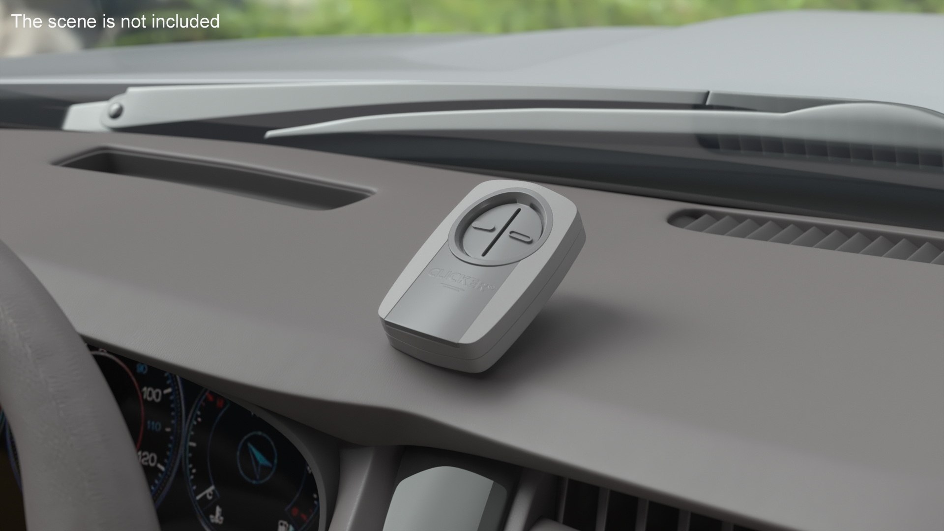 Garage Door Remote Gray Model - TurboSquid 2276331