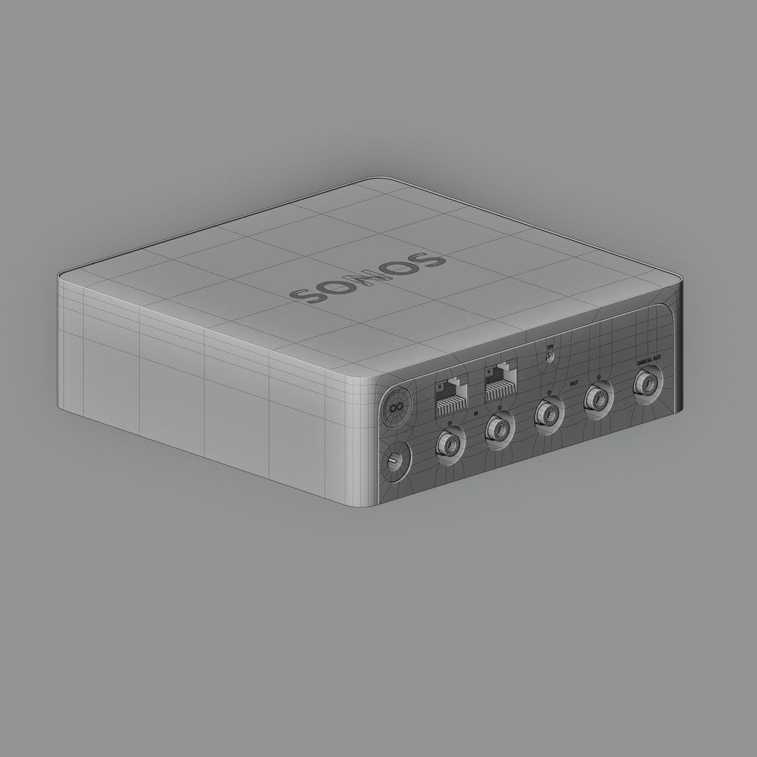 3D Sonos Streaming Device High Poly 3D Model Blender Model - TurboSquid ...