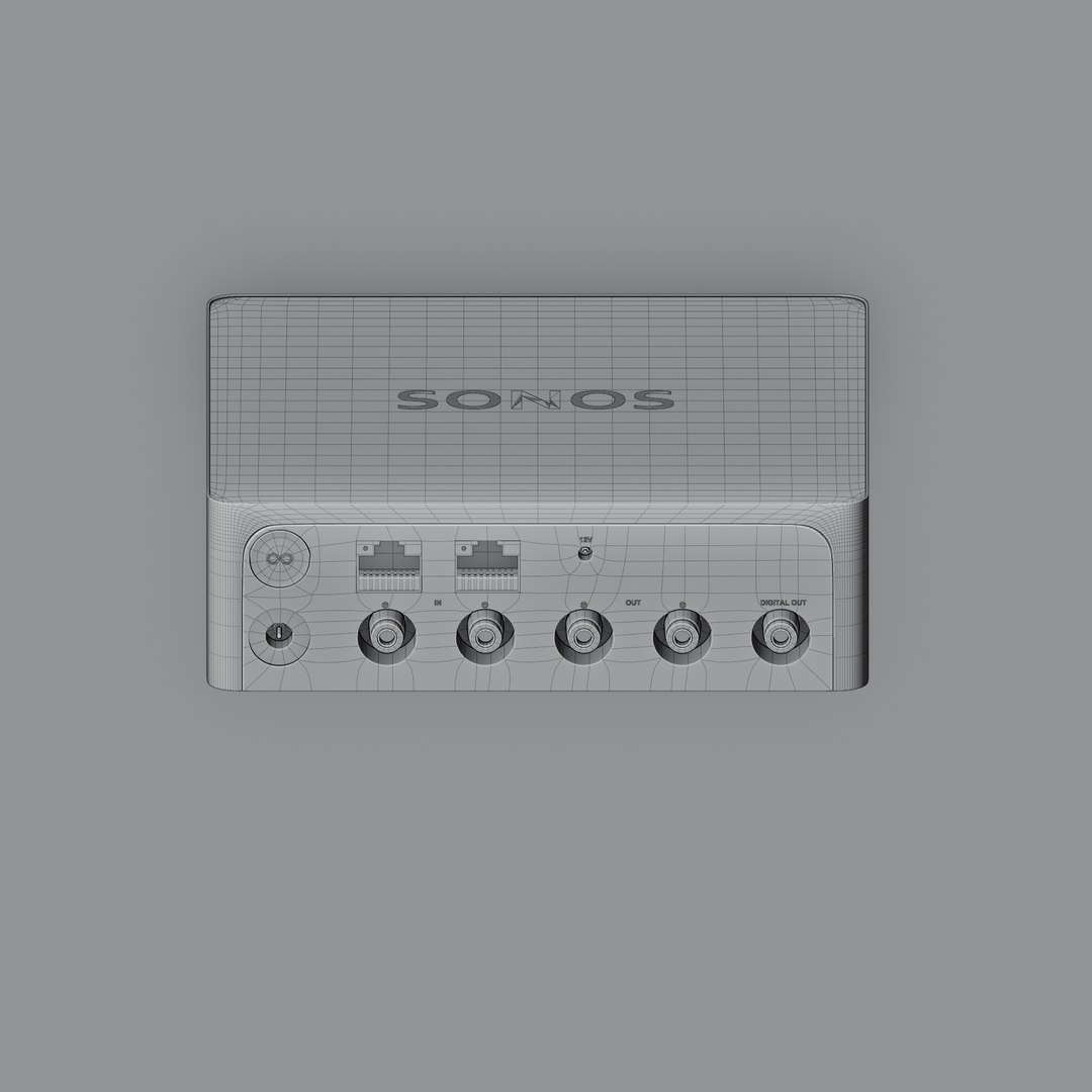 3D Sonos Streaming Device High Poly 3D Model Blender Model - TurboSquid ...