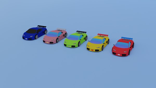 3D Sport Car Game Asset Pack - TurboSquid 2041720