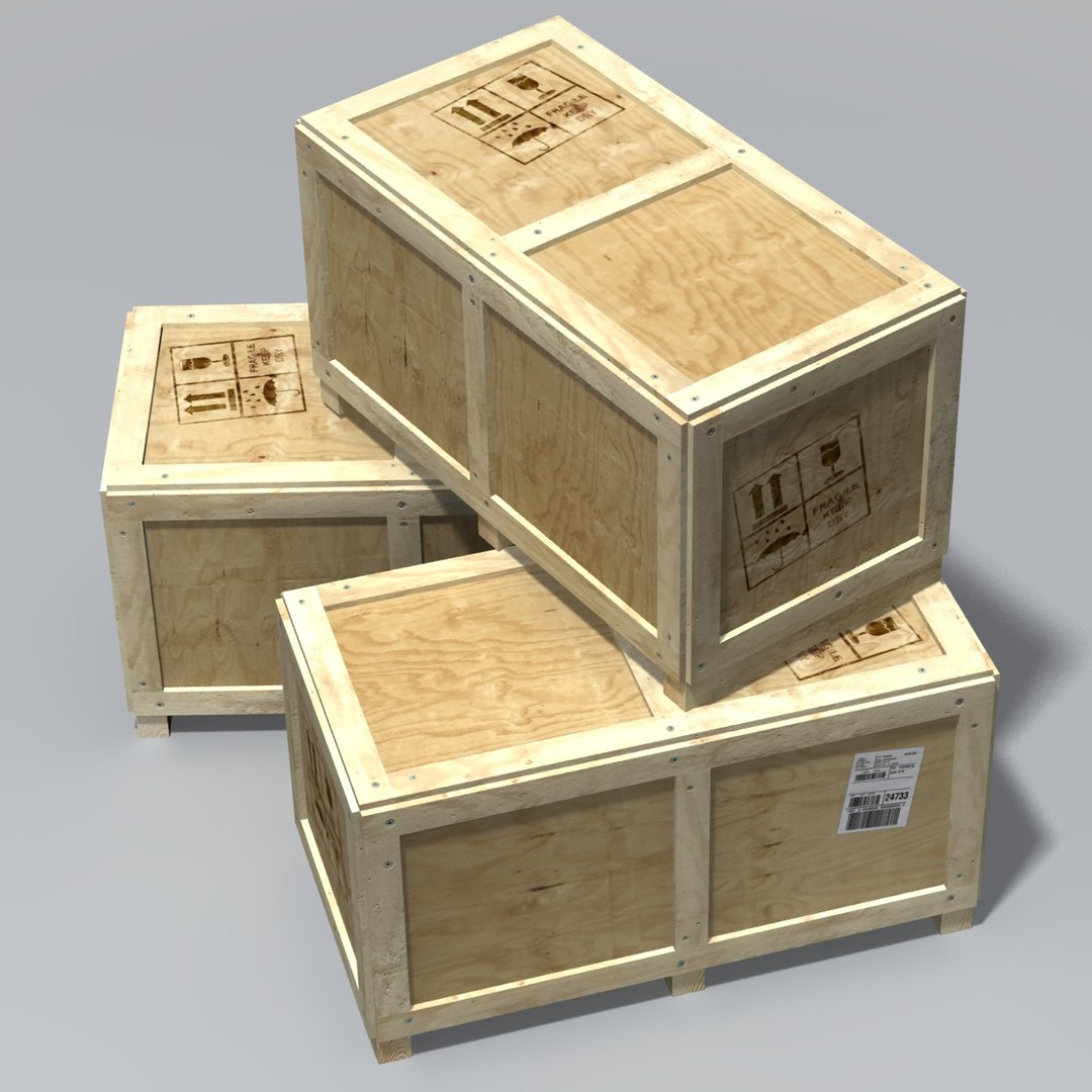 3d Model Crate