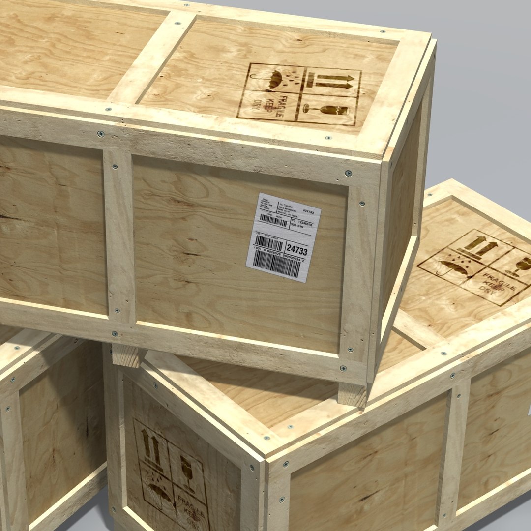 3d Model Crate