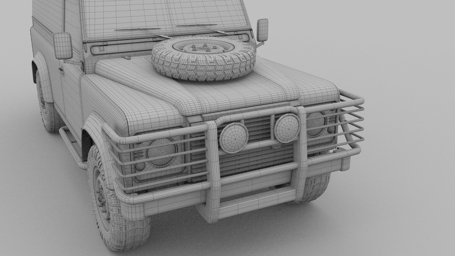 3d model land rover defender 110