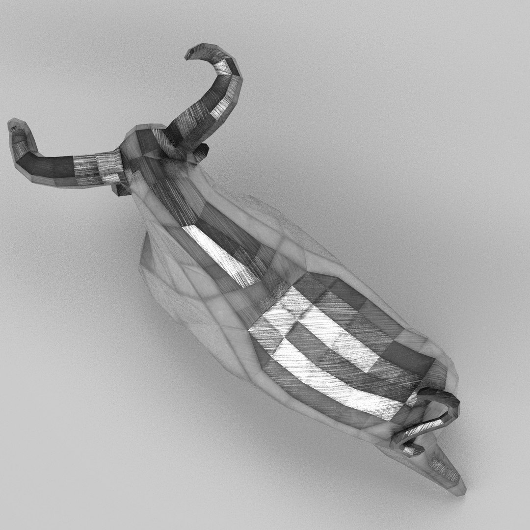 3D Bull Metal Model - TurboSquid 1670386