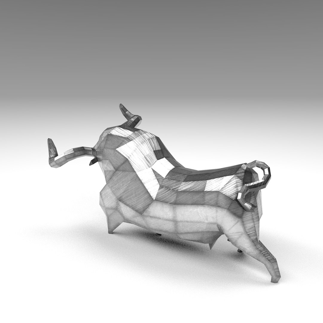 3D Bull Metal Model - TurboSquid 1670386