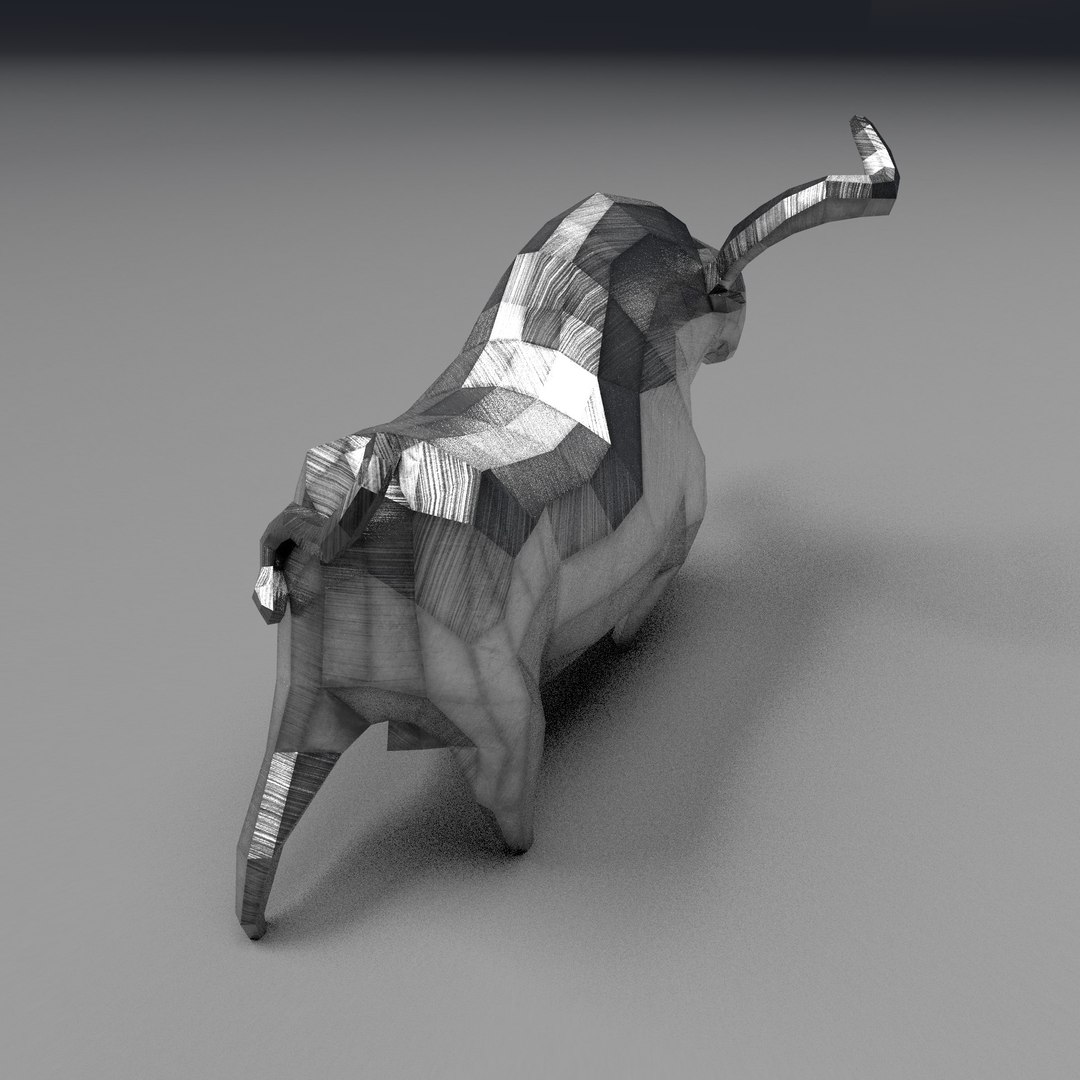 3D Bull Metal Model - TurboSquid 1670386