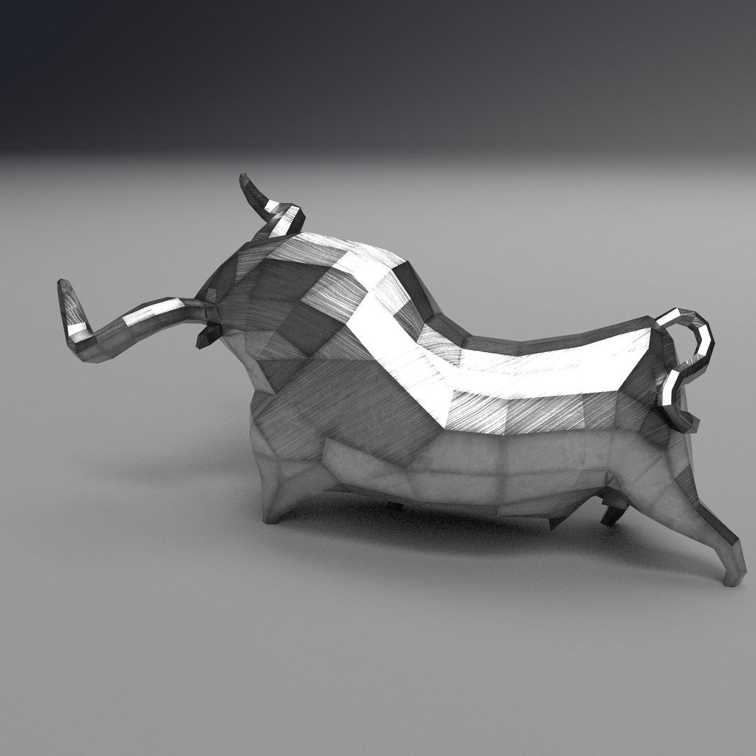 3D Bull Metal Model - TurboSquid 1670386
