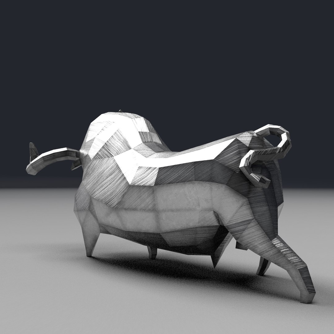 3D Bull Metal Model - TurboSquid 1670386