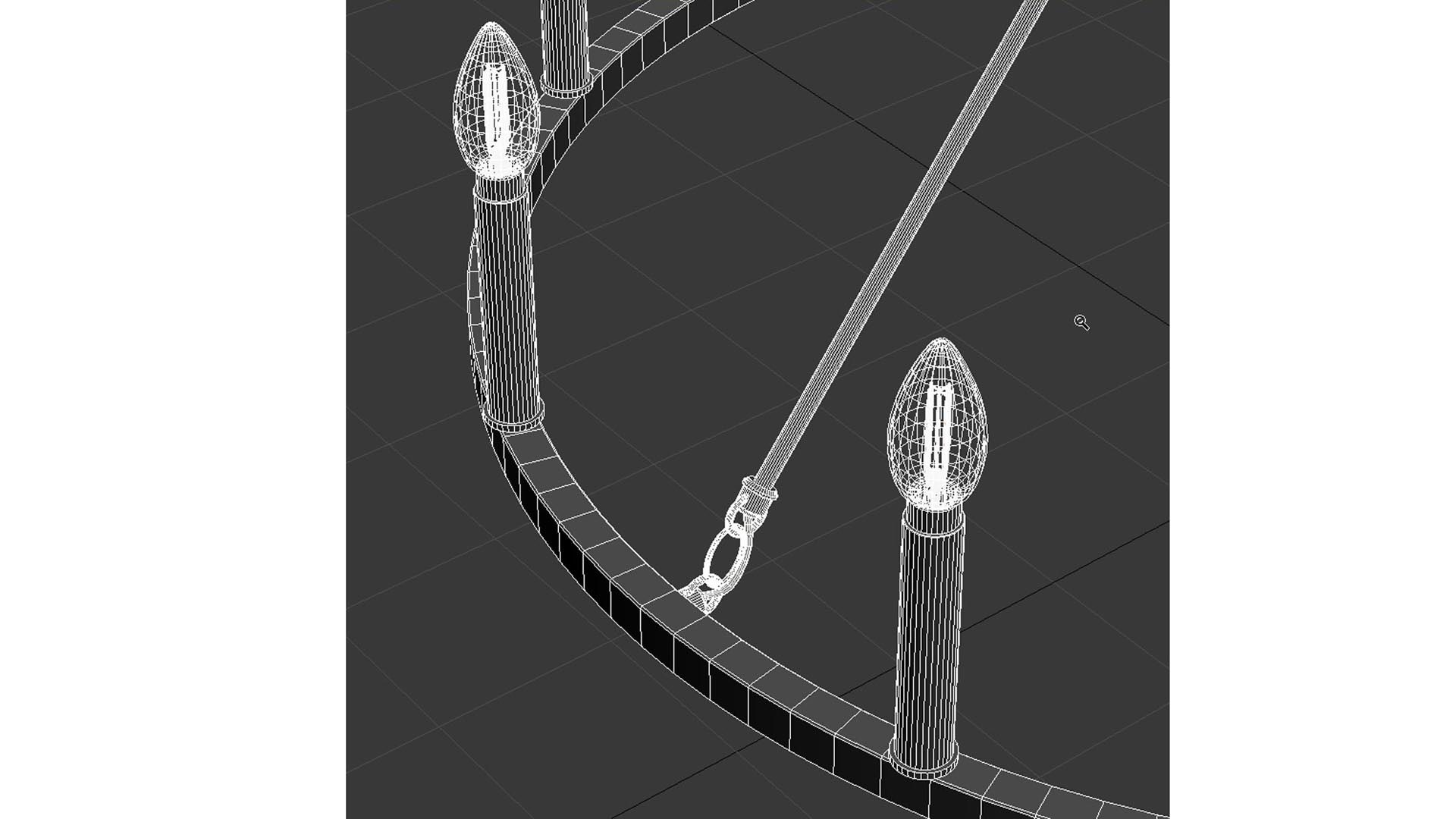 Gilliam Collection Nine-Light Brushed Nickel New Traditional Chandelier ...