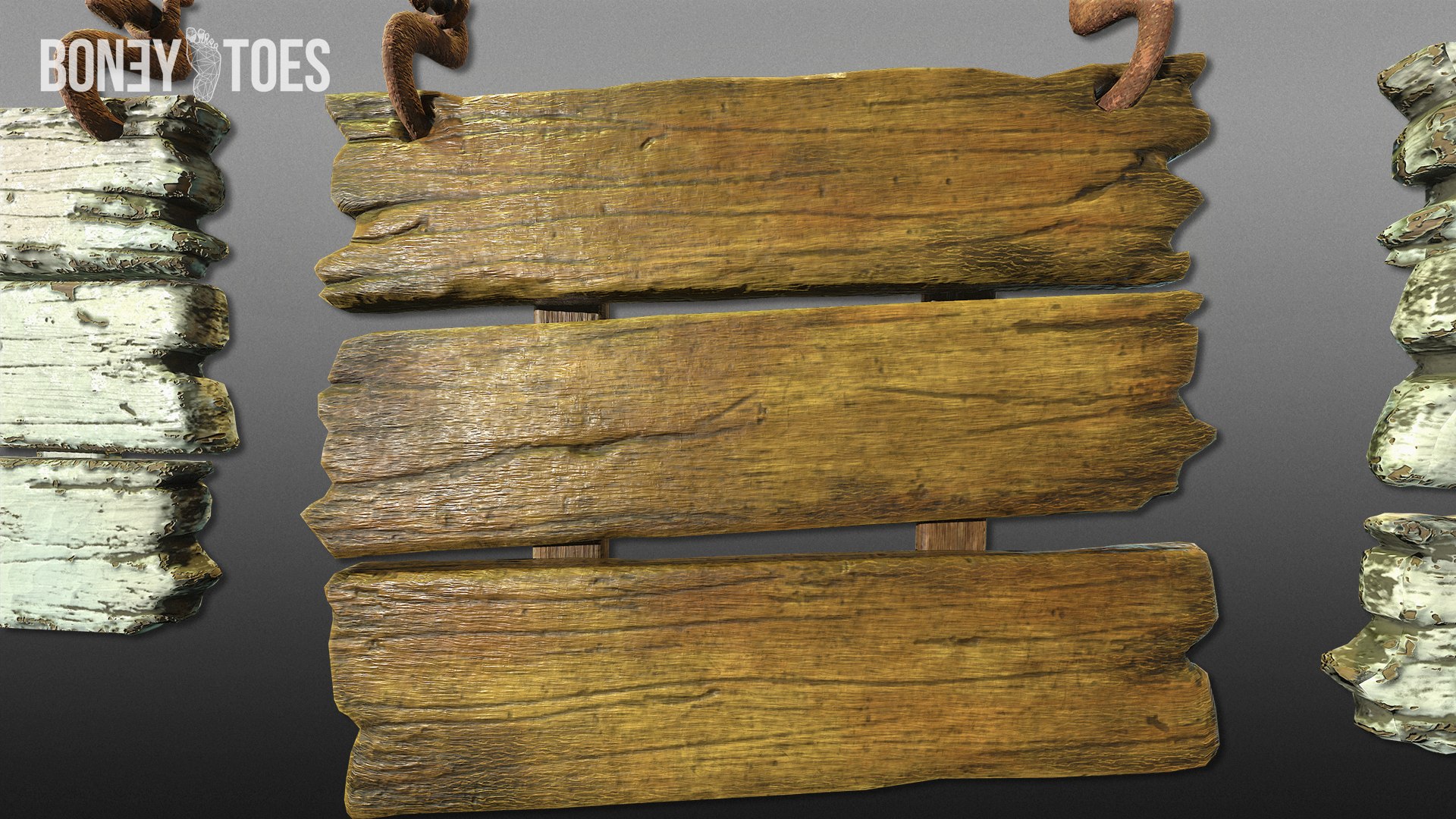 3D Hanging Wooden Sign Ready Model - TurboSquid 1284901