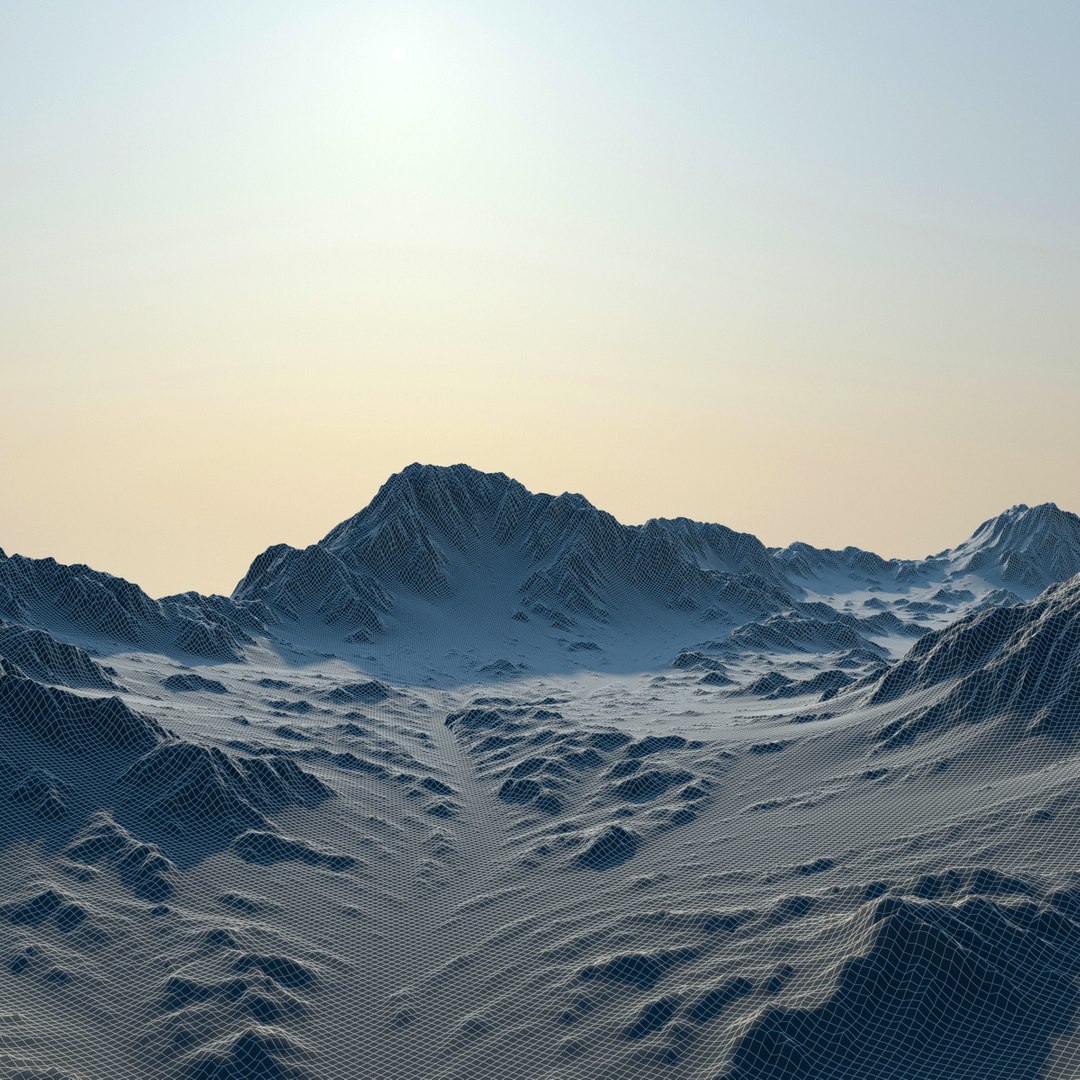 3D Model Mountain Terrain - TurboSquid 1463339