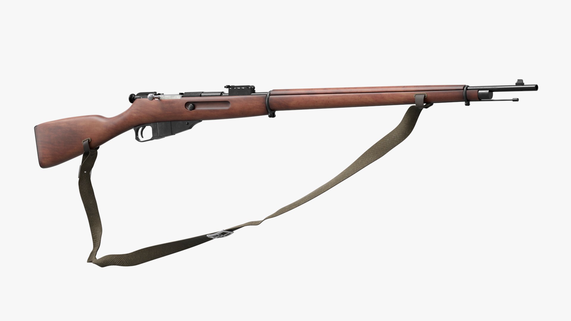 3D Model Mosin M1891 Infantry Rifle With Sling - TurboSquid 2441919