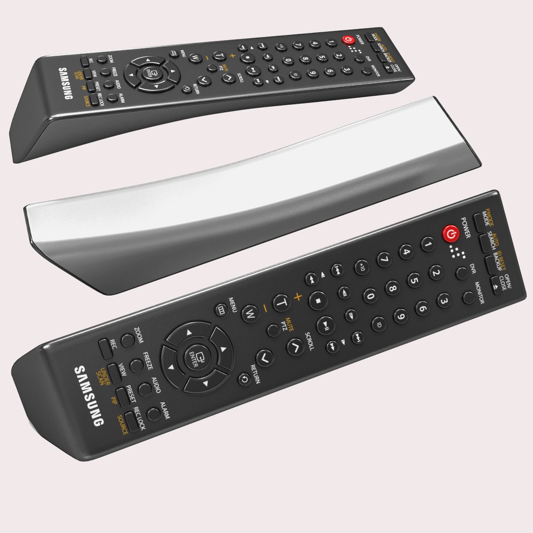 security remote samsung 3d model