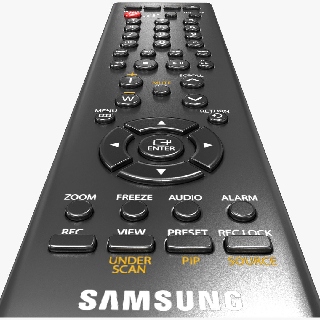 security remote samsung 3d model