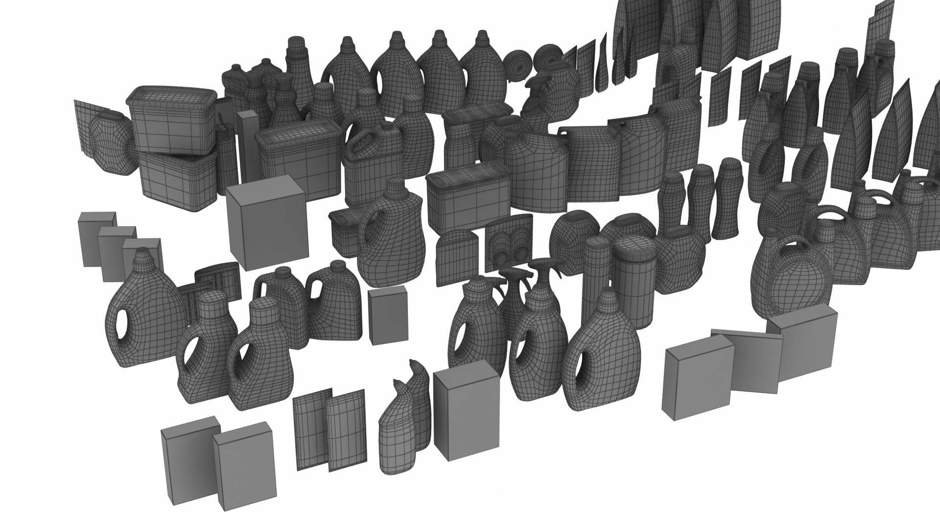 3D Detergent And Bath Cleaning Equipment - TurboSquid 2295700