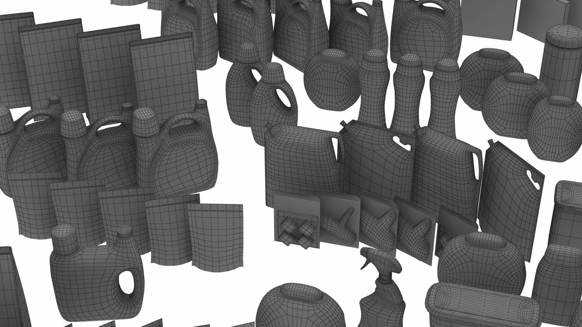 3D Detergent And Bath Cleaning Equipment - TurboSquid 2295700