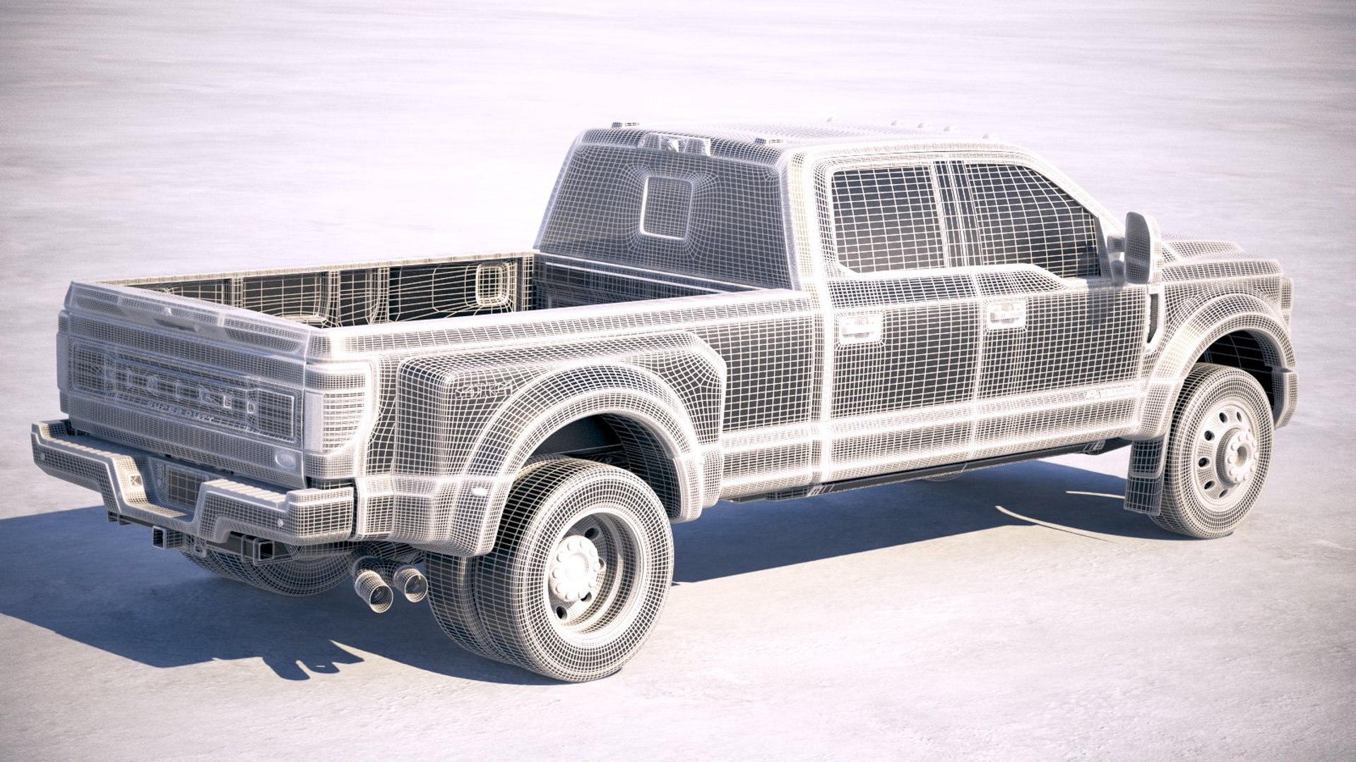 Superduty 2020 f450 3D model - TurboSquid 1399202