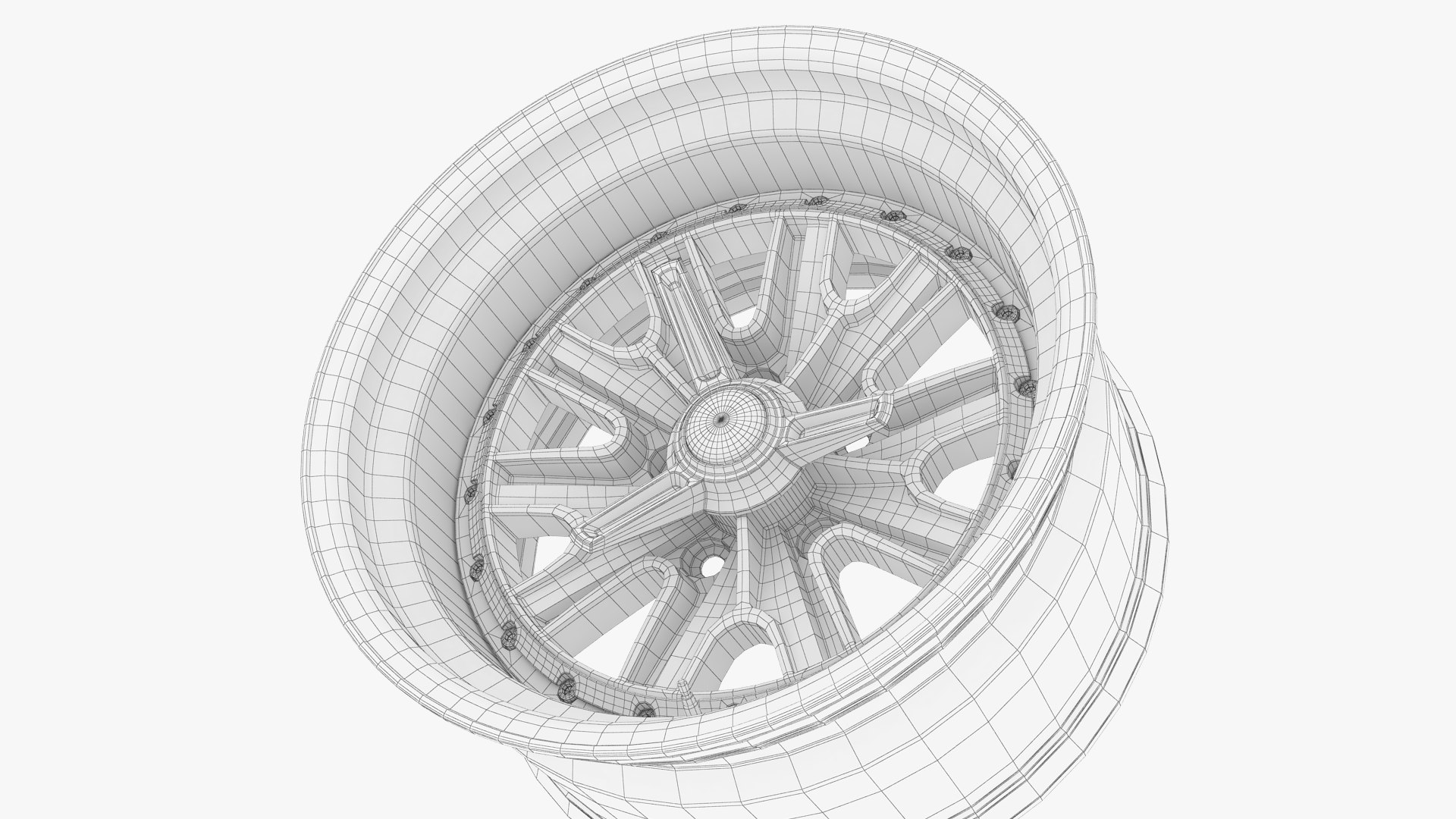 Wheel Type Halibrand Model - TurboSquid 1691409