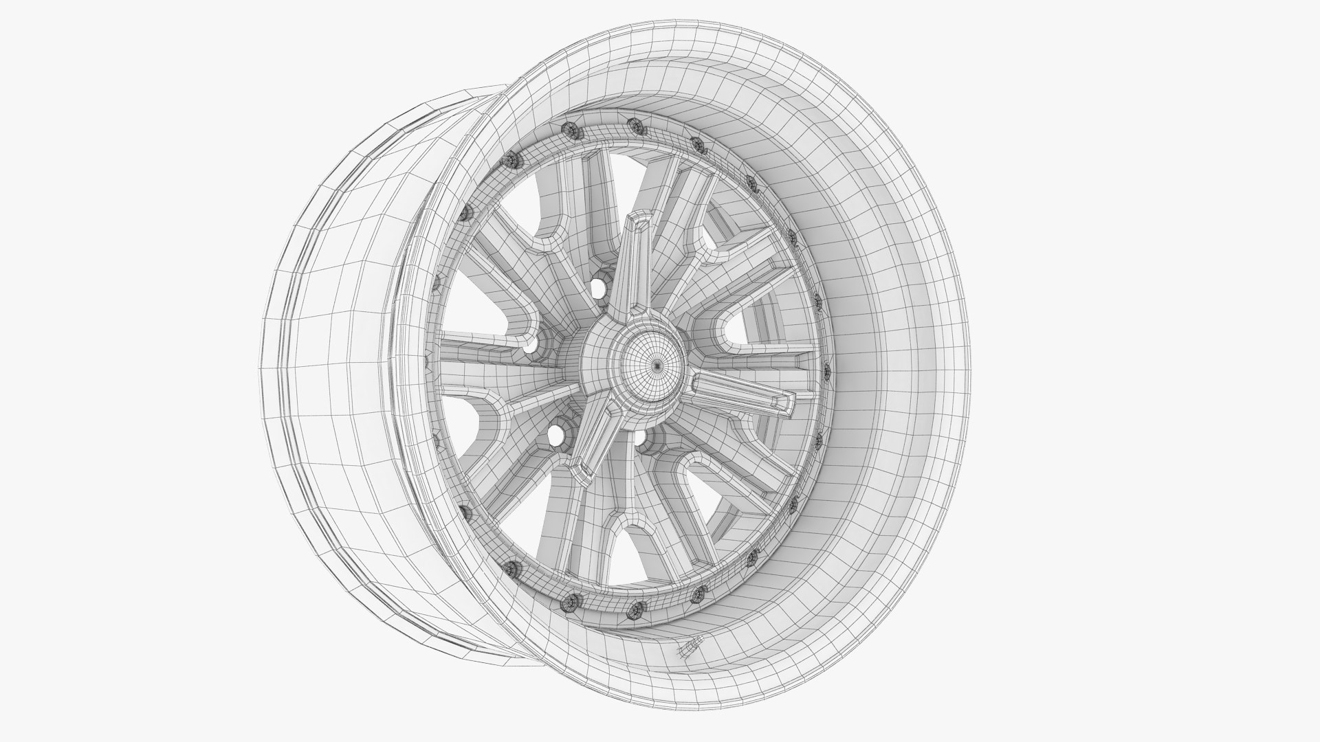 Wheel Type Halibrand Model - TurboSquid 1691409