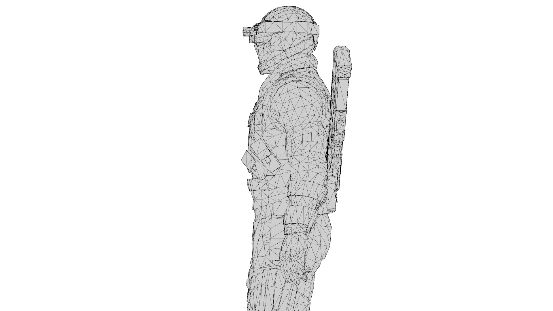 Archer Splinter Cell Conviction 3D Model High-Quality Rigged 3D Model ...