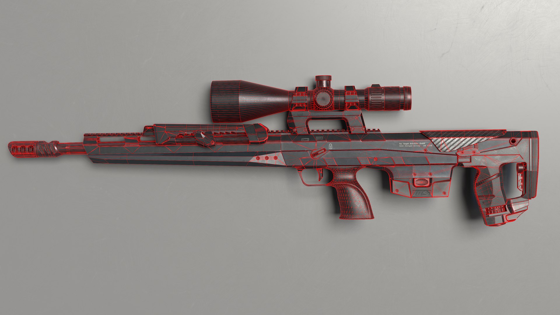 TTS Xceed Sniper Rifle 3D Model - TurboSquid 2009751
