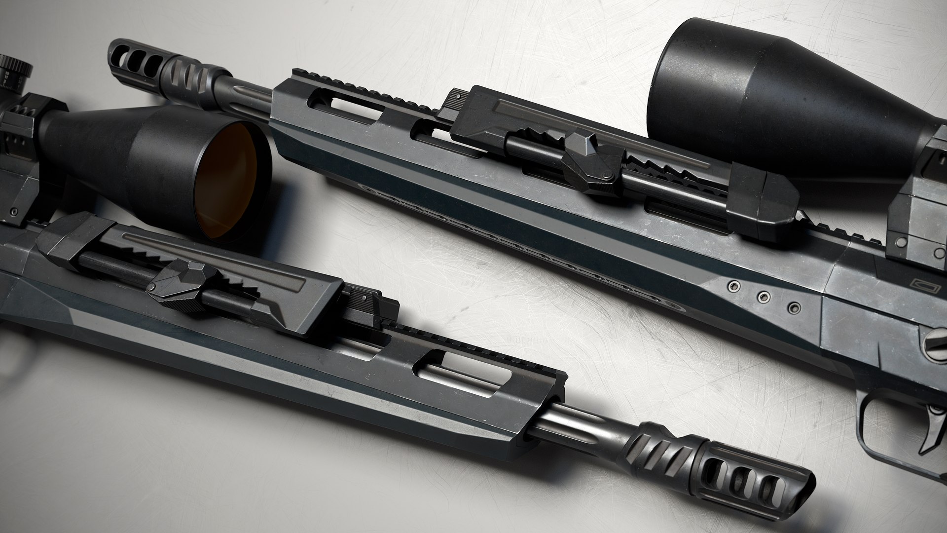 TTS Xceed Sniper Rifle 3D Model - TurboSquid 2009751