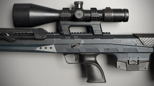 modelo 3d Rifle de francotirador TTS Xceed - TurboSquid 2009751