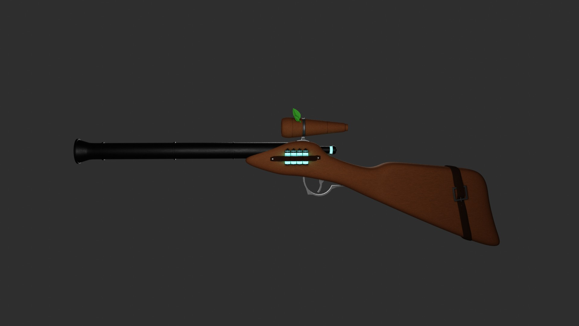3D Futuristic Forrest Musket Weapon Model - TurboSquid 1845551