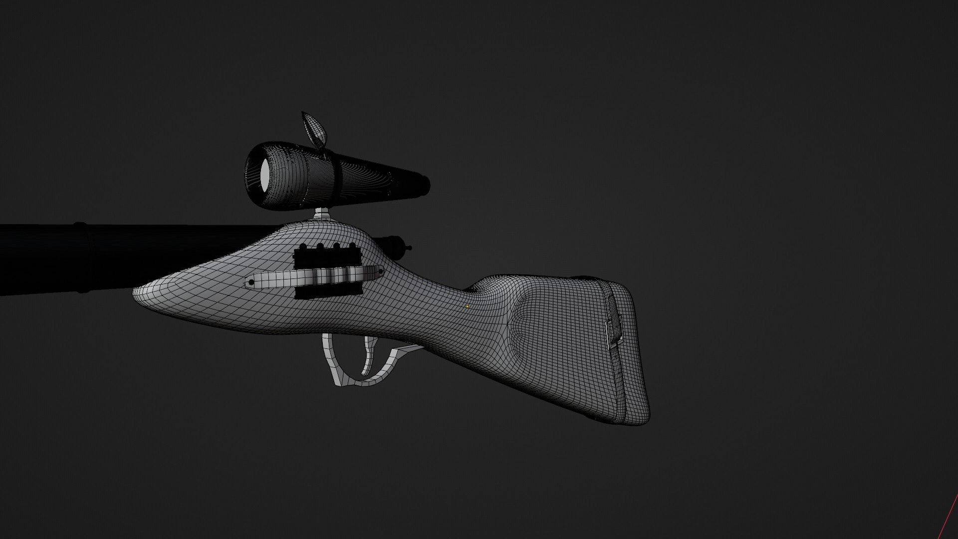 3D Futuristic Forrest Musket Weapon Model - TurboSquid 1845551