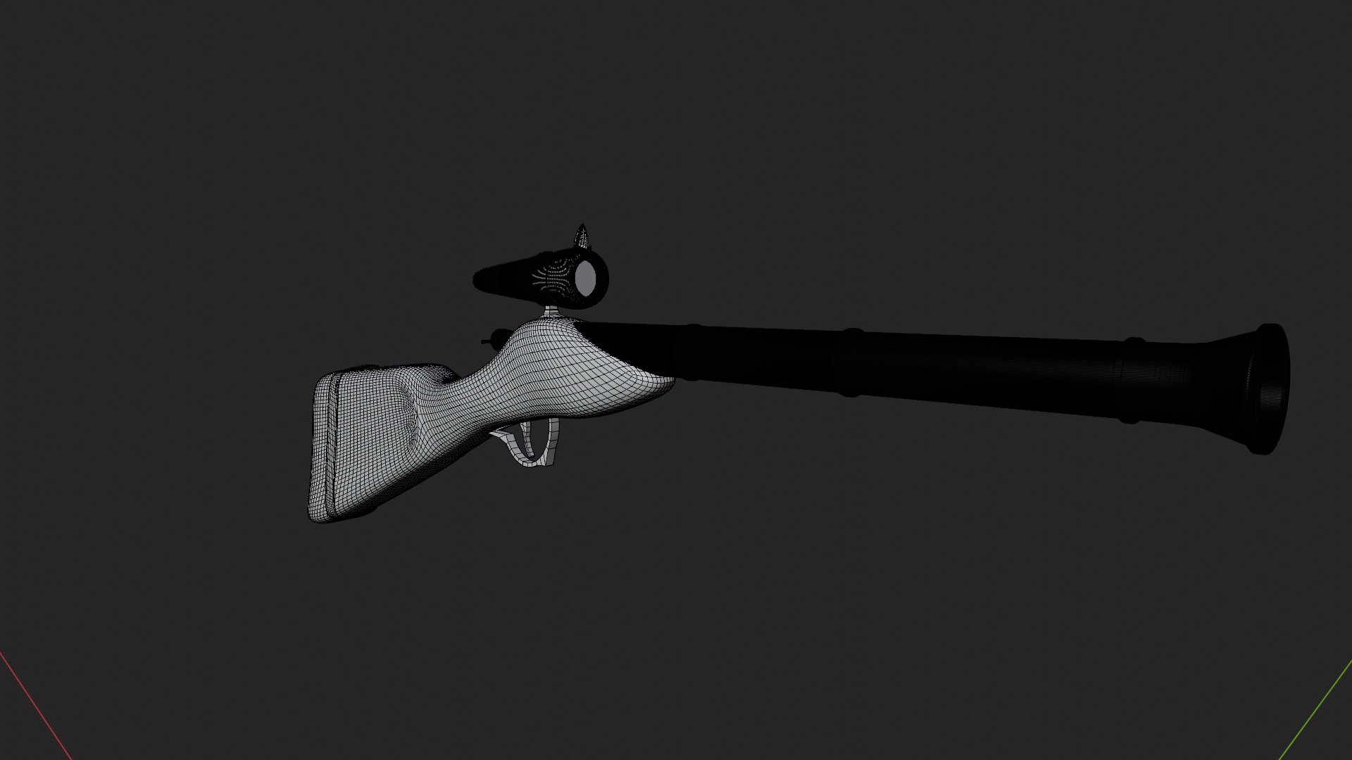 3D Futuristic Forrest Musket Weapon Model - TurboSquid 1845551