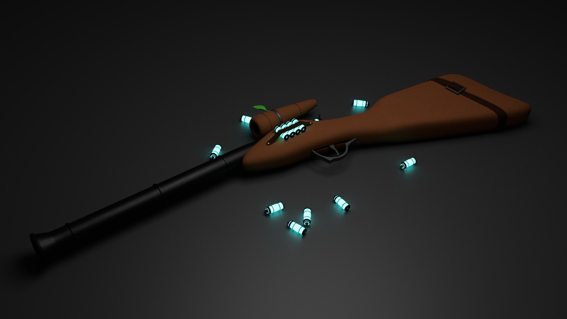 3D Futuristic forrest musket weapon model - TurboSquid 1845551