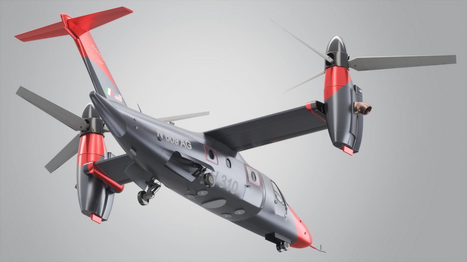 3D Leonardo AW609 - TurboSquid 1761529