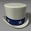 Uncle Sam Hat 3ds