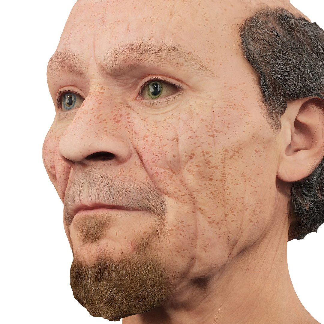 3D Elderly Man Bum Model - TurboSquid 1892712